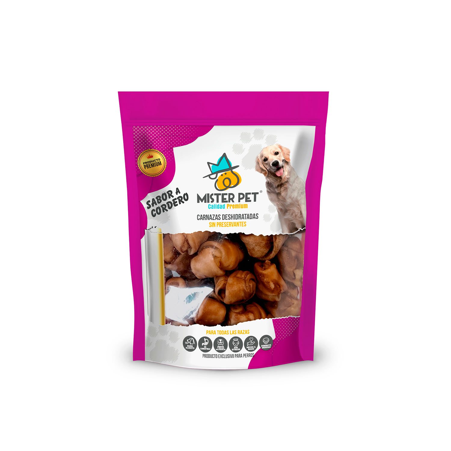 Huesos Cordero 3.5″ Mister Pet Paquete x 4 Unidades – Vita-Nor